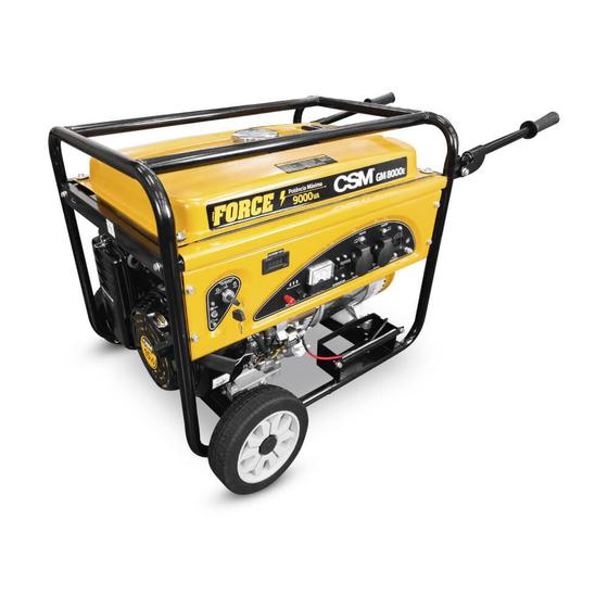 Gerador Gasolina Gm 8000E 4 Tempos - 110/220v - Csm - Gerador de Energia - Magazine Luiza