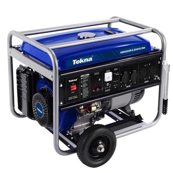 Gerador Portátil a gasolina 7.2kva Bivolt GT8000FBE partida Eletrica ...