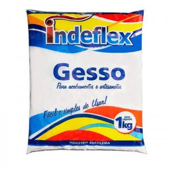 Gesso cola 1kg indeflex - Gesso para Construção - Magazine Luiza