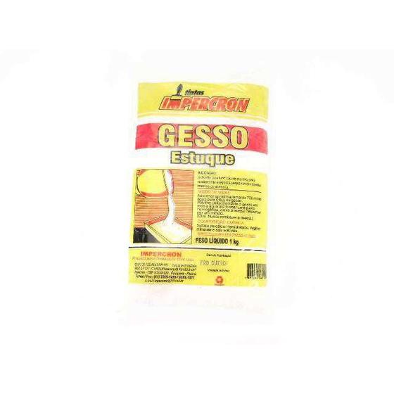 Gesso Estuque 1kg Impercron - Gesso para Construção - Magazine Luiza