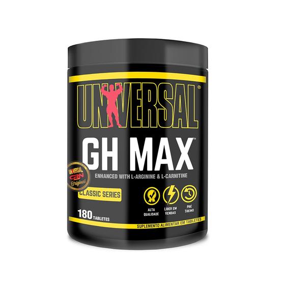 GH Max 180 Cáps - Universal Nutrition - Pré Treino - Magazine Luiza