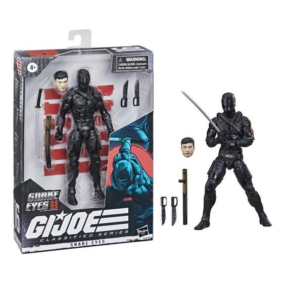 Gi joe classified series snake eyes - hasbro e8346 - Bonecos - Magazine ...