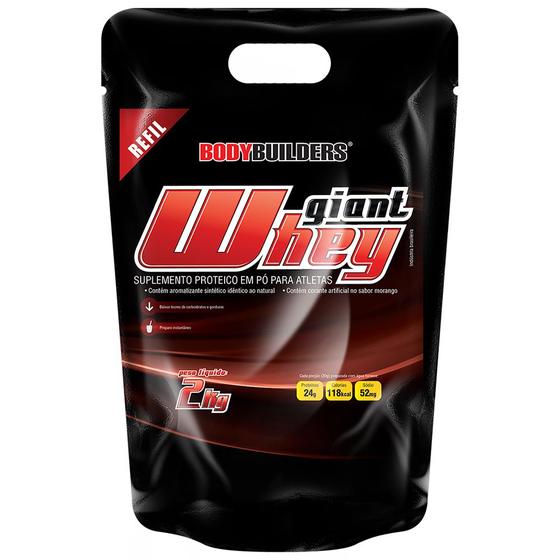 Giant Whey Refil 2kg Baunilha - Bodybuilders - Massa Muscular ...