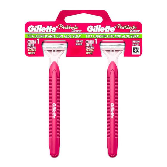 Gillette Prestobarba Ultragrip Feminino C/2 Aparelhos - Aparelho de ...