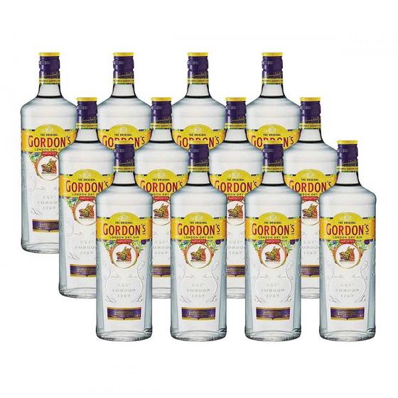 Gin Inglês Gordons 750ml Caixa com 12 unidades - Gin - Magazine Luiza