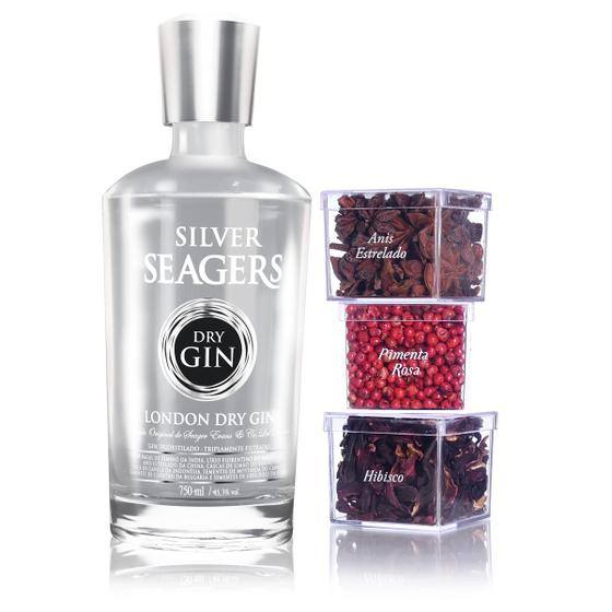 Gin silver seagers 750ml c/kit - Stock - Gin - Magazine Luiza