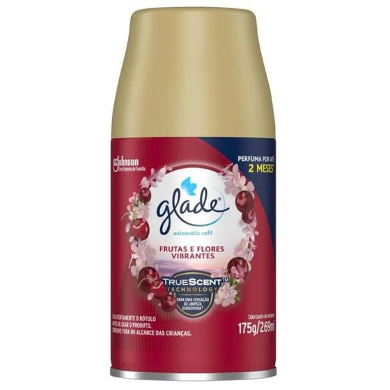 Glade Refil Automatic Frutas e Flores Vibrantes 269ml - Refil para ...