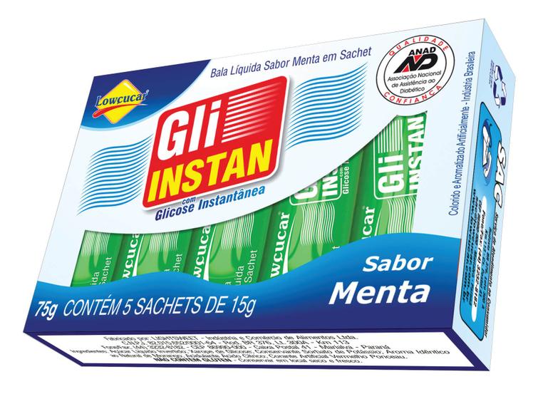 Gli-instan Açúcar Liquido Instantânea - 5 Sachês 15g - Lowçucar ...