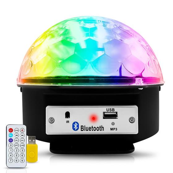 Globo Espelhado Magico Luz Led Rgb Pen Drive Varios Modos - Bbg - Globo ...
