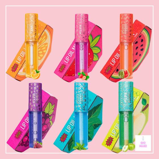 Gloss Labial Hidratante Lip Oil Labial Super Poder Quitanda Super Poderes Gloss E Brilho