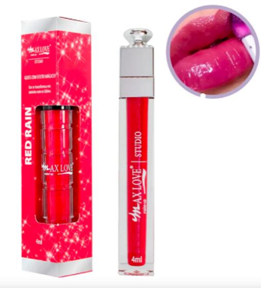 Gloss Rain Max Love/Efeito Mágico - Max Love Make Up - Gloss e Brilho ...