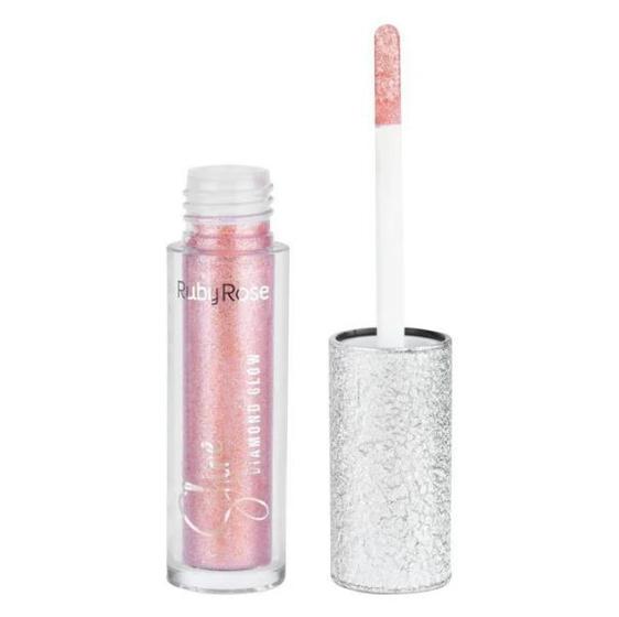 Glow Labial Shine Diamond Glow 4,5 ml Ruby Rose - Gloss e Brilho Labial ...