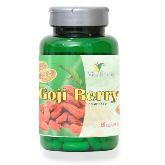 Goji Berry com 60 Cápsulas - Vita Florais - Fitoterápicos - Magazine Luiza