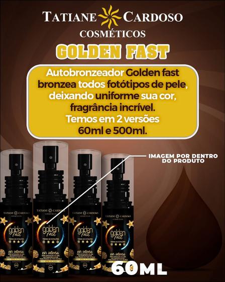 Golden Fast autobronzeador 60ml - Tatiane cardoso cosméticos ...