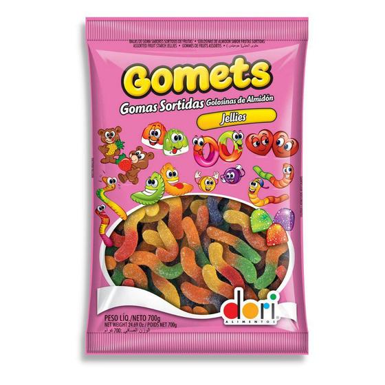 Gomets Goma Minhoca Futas 700g - Dori Alimentos - Balas - Magazine Luiza