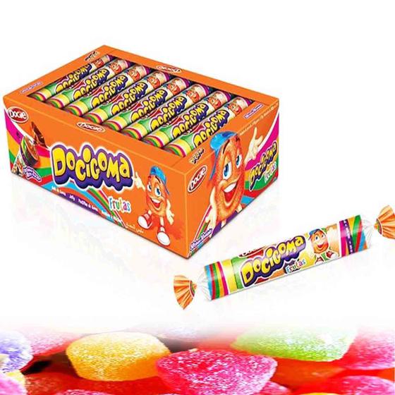 Gominha Docigoma Tubo Caixa 30x30g - Docile - Bala de Gelatina ...