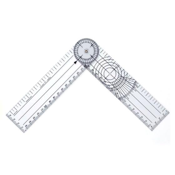 Goniômetro em PVC 20cm Trident - Ferramentas para Medição e Precisão ...