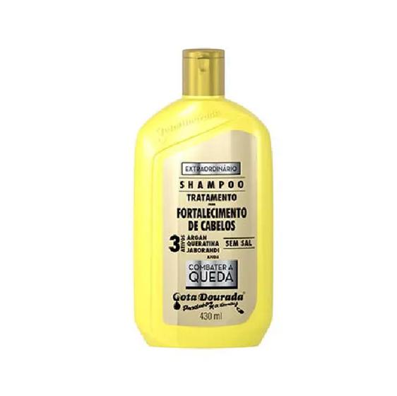 Gota Dourada Shampoo Fortalecimento de Cabelos Combater a Queda 430 ml ...