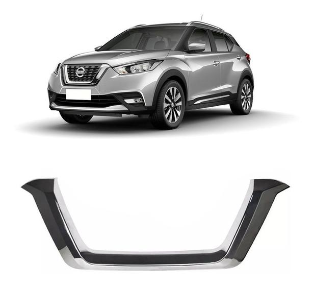 Grade Cromada Nissan Kicks Pcd Aplique Cromado Lançamento Y - Carliza ...