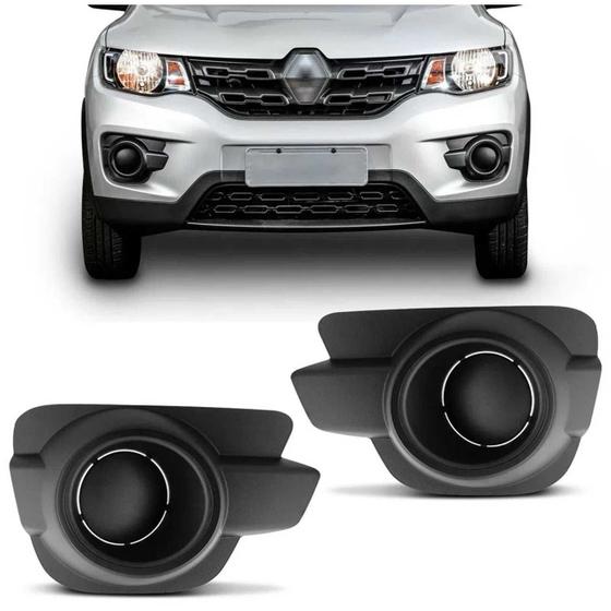 Grade ParaChoque Dianteiro Kwid 2017 2018 2019 2020 sem Furo Milha ...