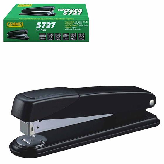 Grampeador Médio Full Strip P/ 25 Folhas Unidades Genmes - Grampeador ...