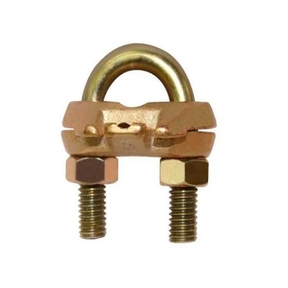Grampo Conector Gtdu Duplo Aterramento Terra Tipo U para Haste 1/2 5/8 ...