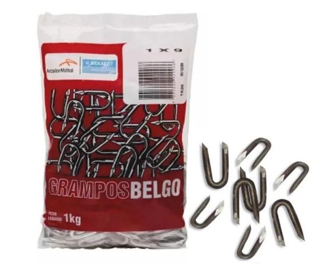 Grampo De Cerca 1x9 Polido Belgo - Grampo de Fixação - Magazine Luiza