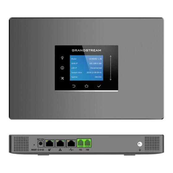 Grandstream UCM6301 PABX IP 1 Porta FXO 1 Porta FXS e 3 Portas Gigabit ...