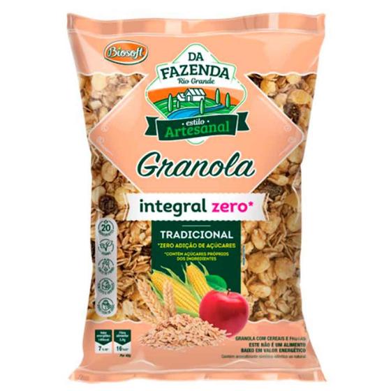 Granola Tradicional Integral Zero Biosoft 500g - Granola - Magazine Luiza