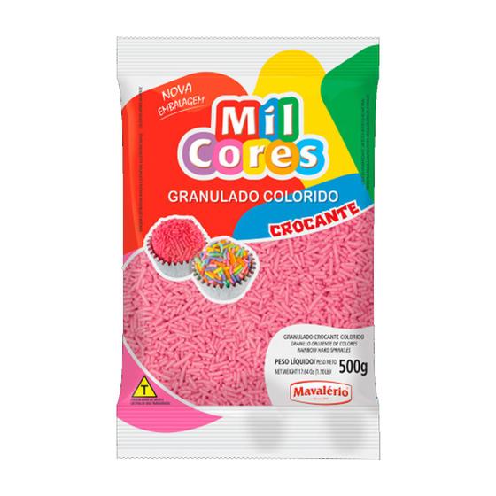 Granulado mil cores 500g colorido mavalério - Granulado - Magazine Luiza