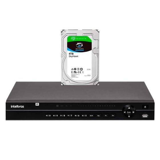 Gravador Digital de Vídeo Em Rede NVD 1432 Intelbras com até 32 Canais ...