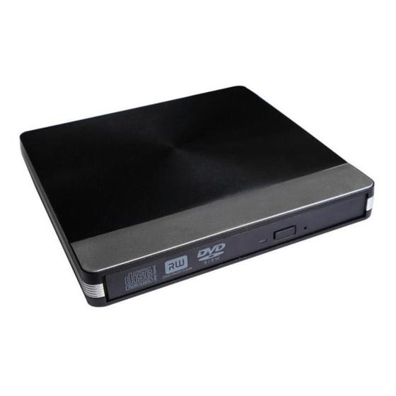 Gravador Externo De Cd E Dvd Tipo-c Usb 3.0 Externo TOMATE MTM-1025 ...