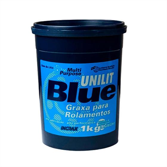 Graxa Para Rolamento Azul Unilit Blue 1kg Ingrax - Acessórios para ...