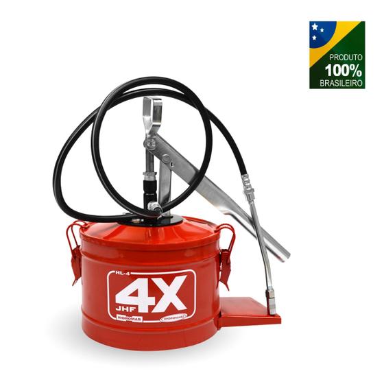 Graxeira Bomba de Graxa Manual 4kg de Capacidade Bomba Tipo Monobloco Hydronlubz - Hidromar ...