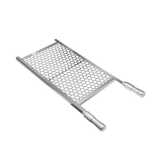 Grelha Modelo Moeda 100% INOX Medida 40x50 cm - SantiGrill - Grelhas ...