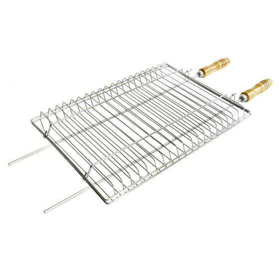 Grelha para Churrasqueira Assadora Quadrada com Tampa Grande Churrasco ...