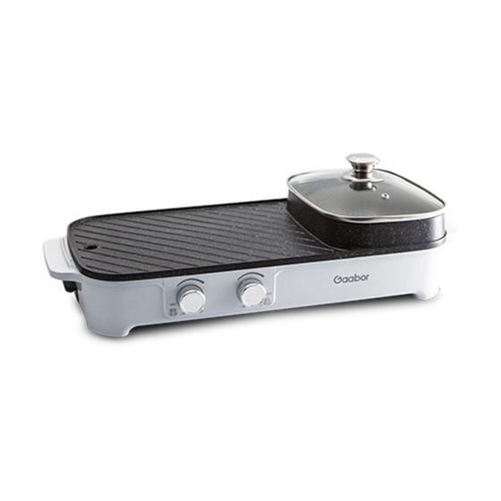 Grill Elétrico Com Panela Acoplada Gaabor 1500w Gourmet 127v - Grill ...