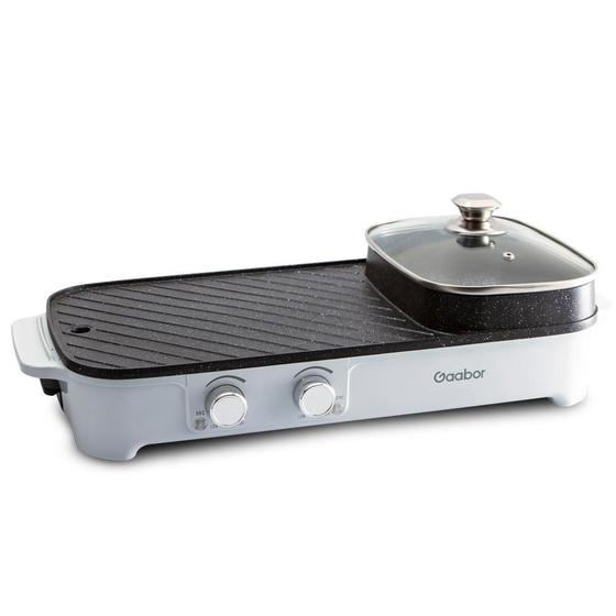 Grill Elétrico Gaabor 2 em 1 com Panela Acoplada Gourmet - GH-M15A ...