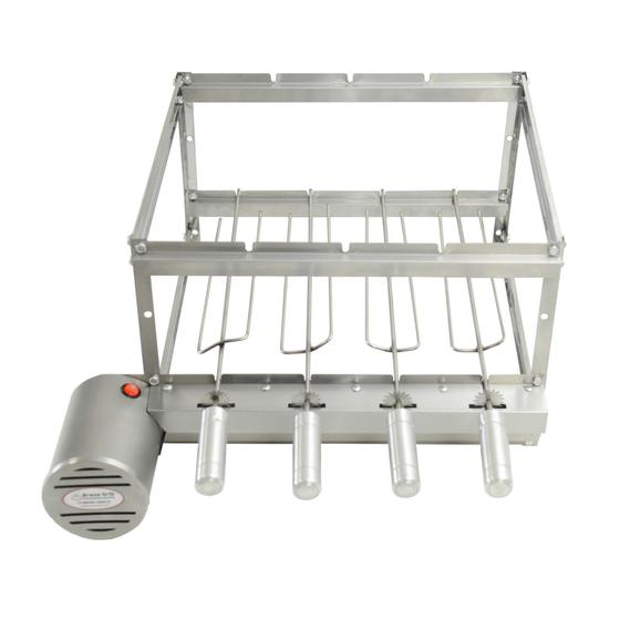 Grill Inox Churrasqueira Elétrica Giratória 4 Espetos Bi Volts - Brasa ...