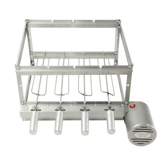 Grill Inox Churrasqueira Elétrica Giratória 4 Espetos Bi Volts - Brasa ...