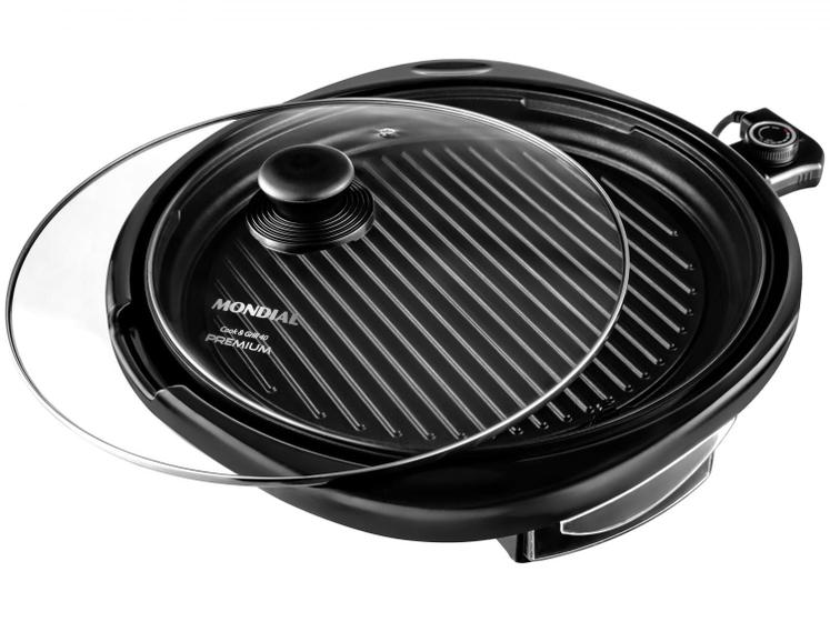 Grill Mondial G-03 Redondo 1270W Antiaderente - Grill - Magazine Luiza