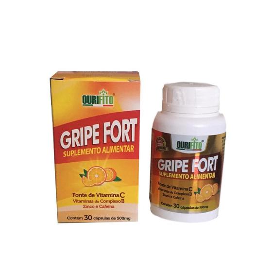 GRIPE FORT 500mg COMPLEXO B, VIT C, ZINCO C/30 CAPS - EUROFITO ...
