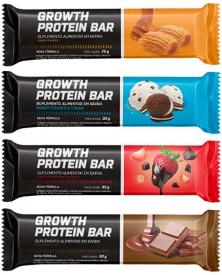 Growth Protein Bar Growth Supplements - 30g - Whey Protein - Magazine Luiza