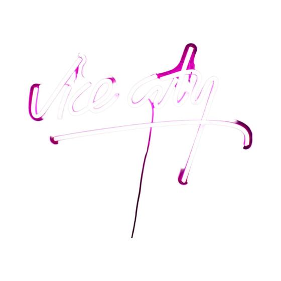 GTA vice City LED Sign Neon Art Decoração De Parede Para Sala De Jogos ...