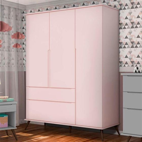 Guarda Roupa 3 Portas Rose Mei Shop Jm Baby - PHOENIX BABY - Guarda ...