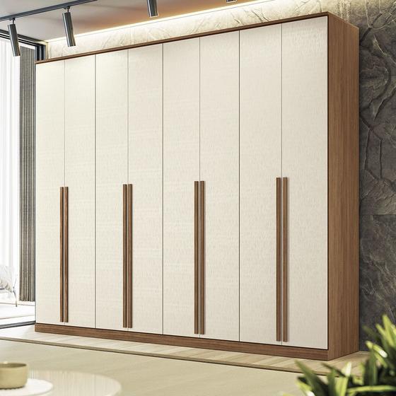 Guarda Roupa 8 Portas Ele e Ela 100 MDF Santos Andirá - Guarda-Roupa ...