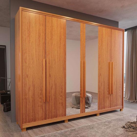 Guarda-Roupa Bom Pastor Medley 6 Portas 6 Gavetas e Espelho - Guarda ...