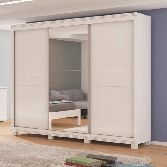 Guarda-Roupa Casal 3 Espelhos 3 Portas de Correr Campinas Móveis Rimo ...