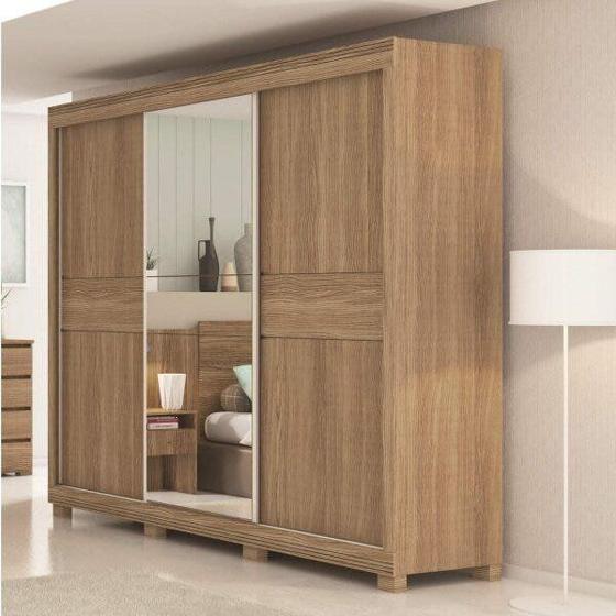 Guarda-Roupa Casal 3 Espelhos 3 Portas de Correr Campinas Móveis Rimo ...