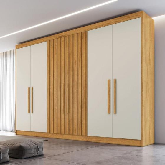 Guarda Roupa Casal 6 Portas 6 Gavetas Potenza Móveis Europa - Guarda ...